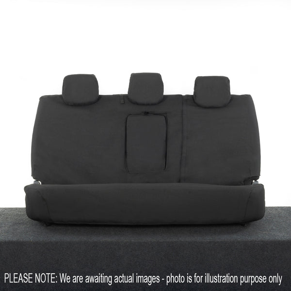 Ford Ranger Raptor Rear Seat Covers - (2022 Onwards) Black ...