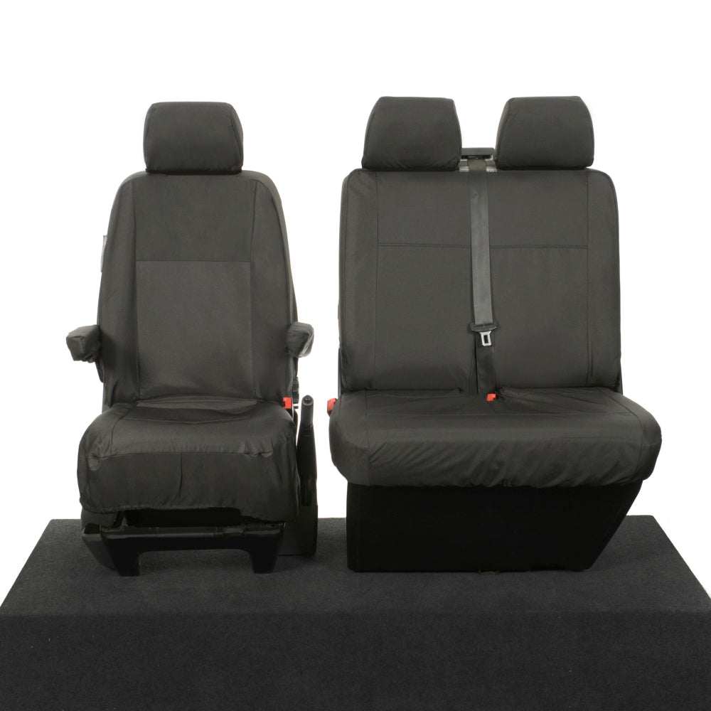VW T5 Transporter (2003-2015) Tailored Front Seat Covers (Single/Doubl ...